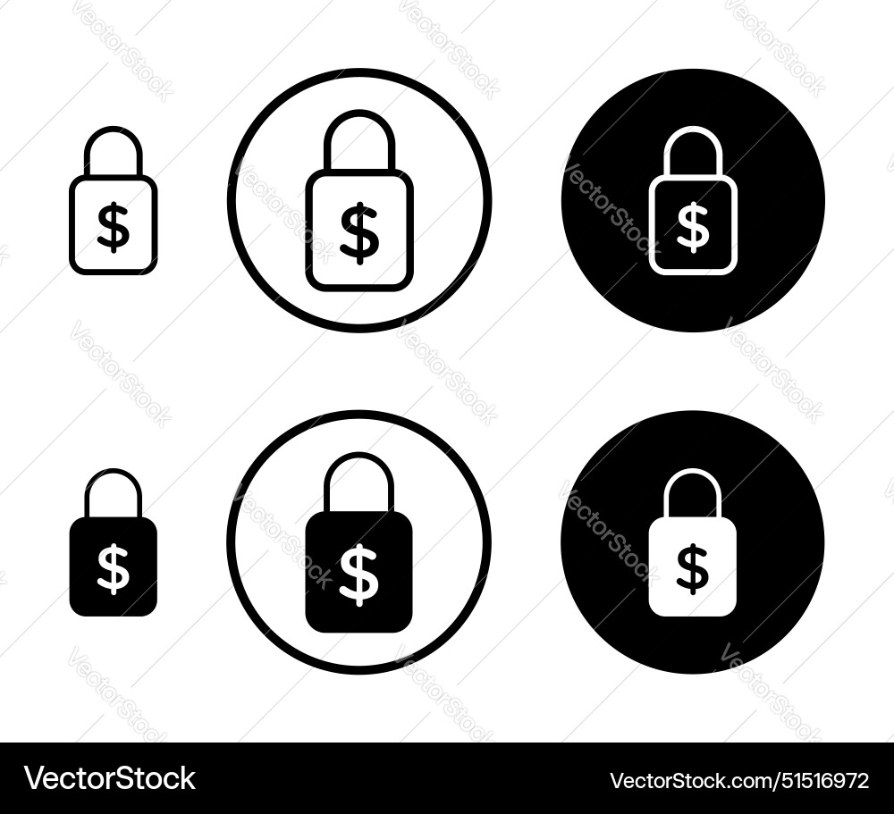 Fixed price icon Royalty Free Vector Image - VectorStock