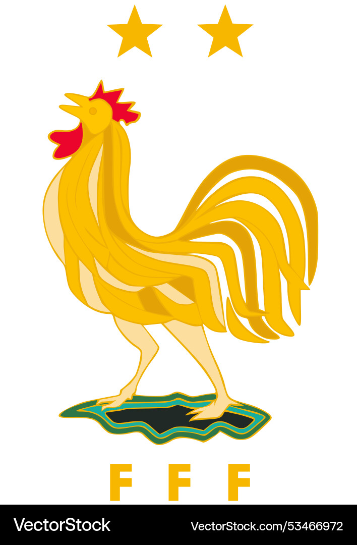 French football team Royalty Free Vector Image