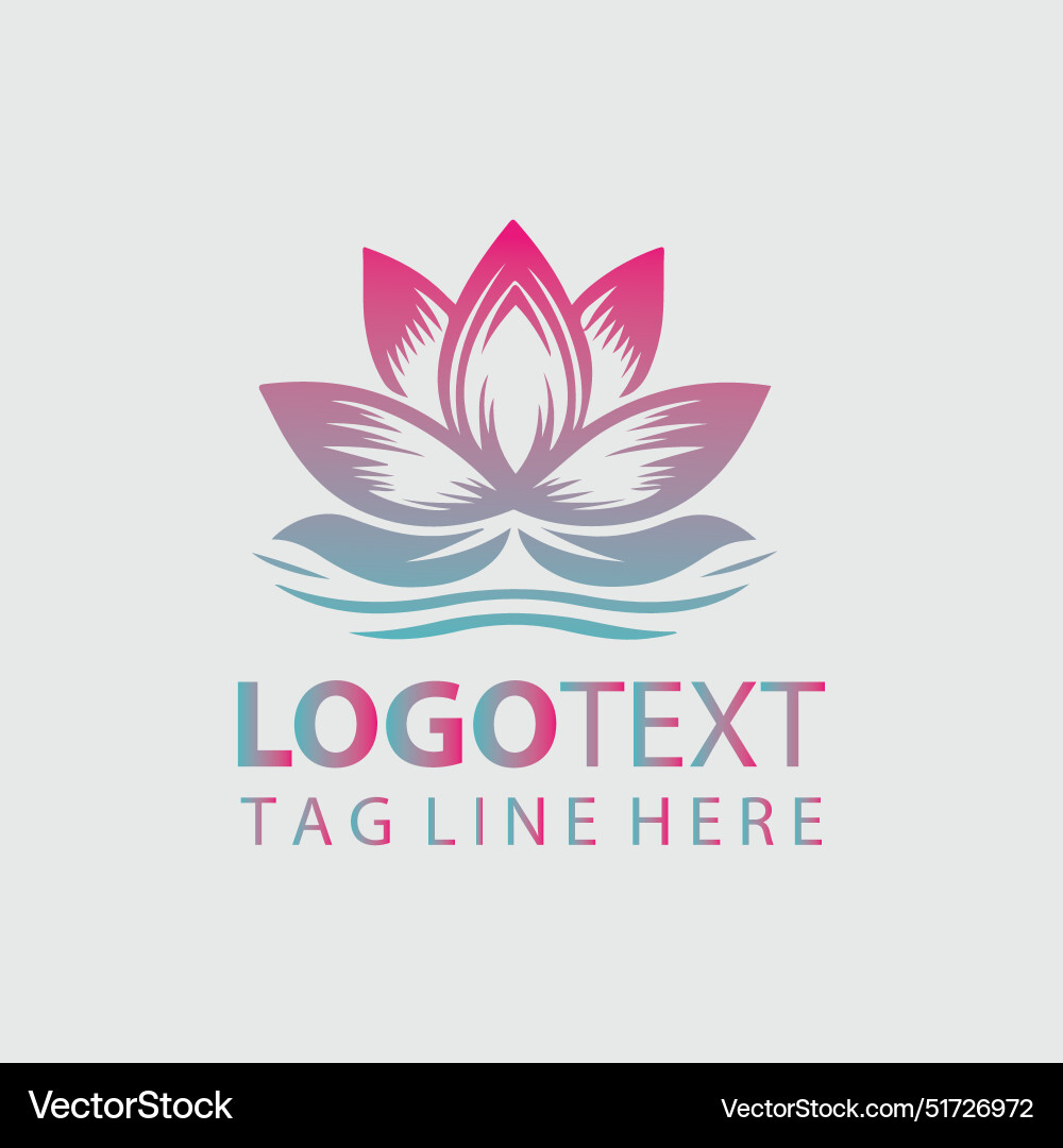Lotus logo Royalty Free Vector Image - VectorStock