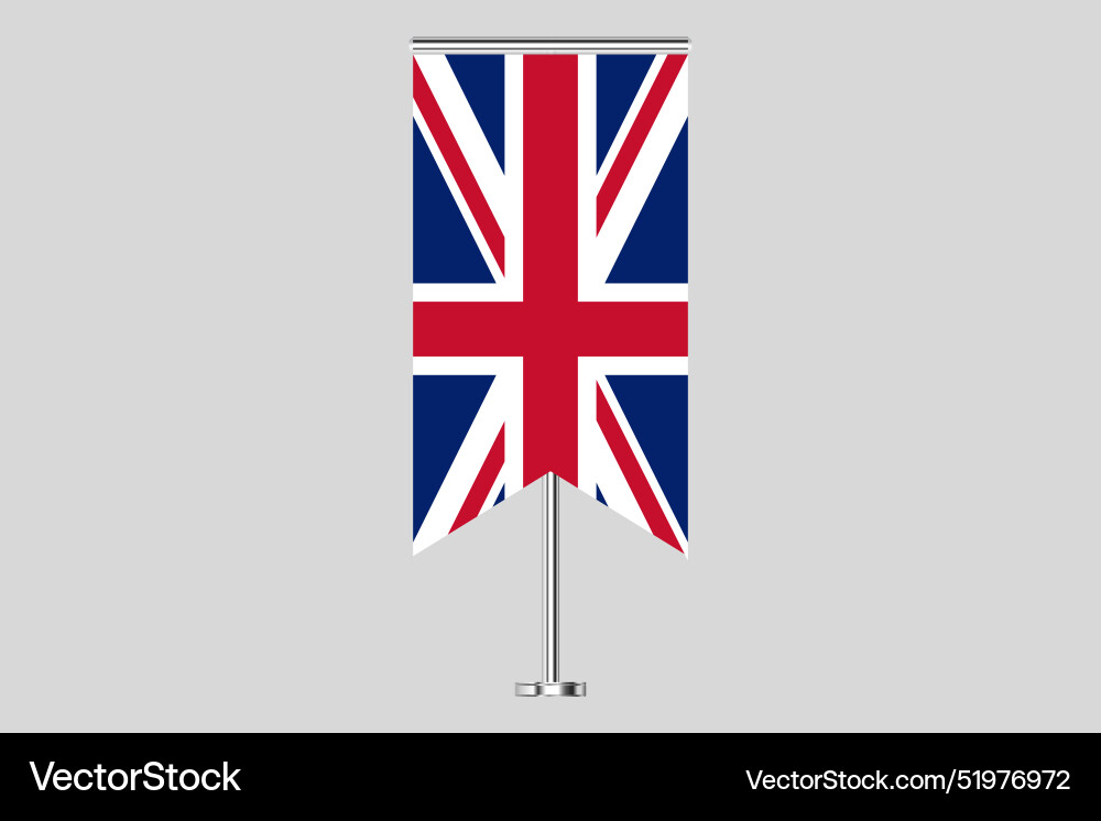 United kingdom flag Royalty Free Vector Image - VectorStock