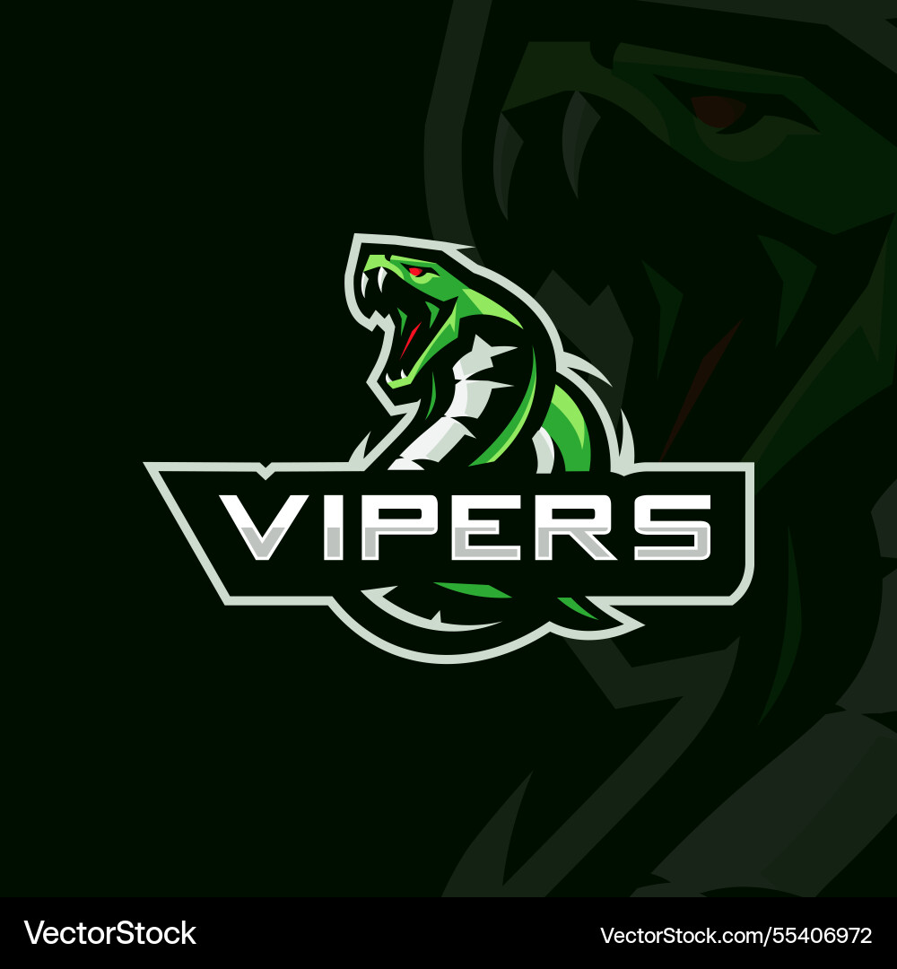Viper logo Royalty Free Vector Image - VectorStock