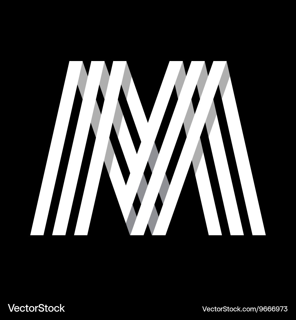 M Letter Signature Vector Images (over 6,800)