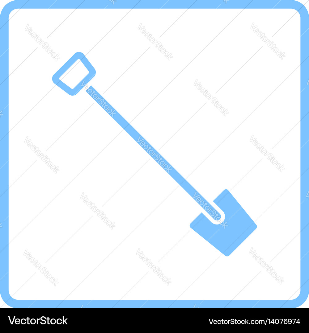 Shovel icon Royalty Free Vector Image - VectorStock