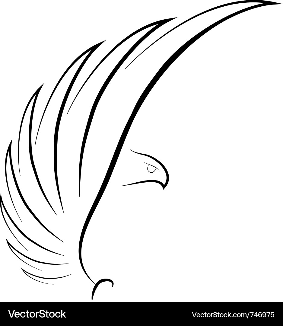 Adler Lizenzfreies Vektorbild - VectorStock