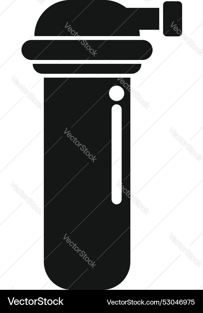 Reverse osmosis water filter icon simple style Vector Image