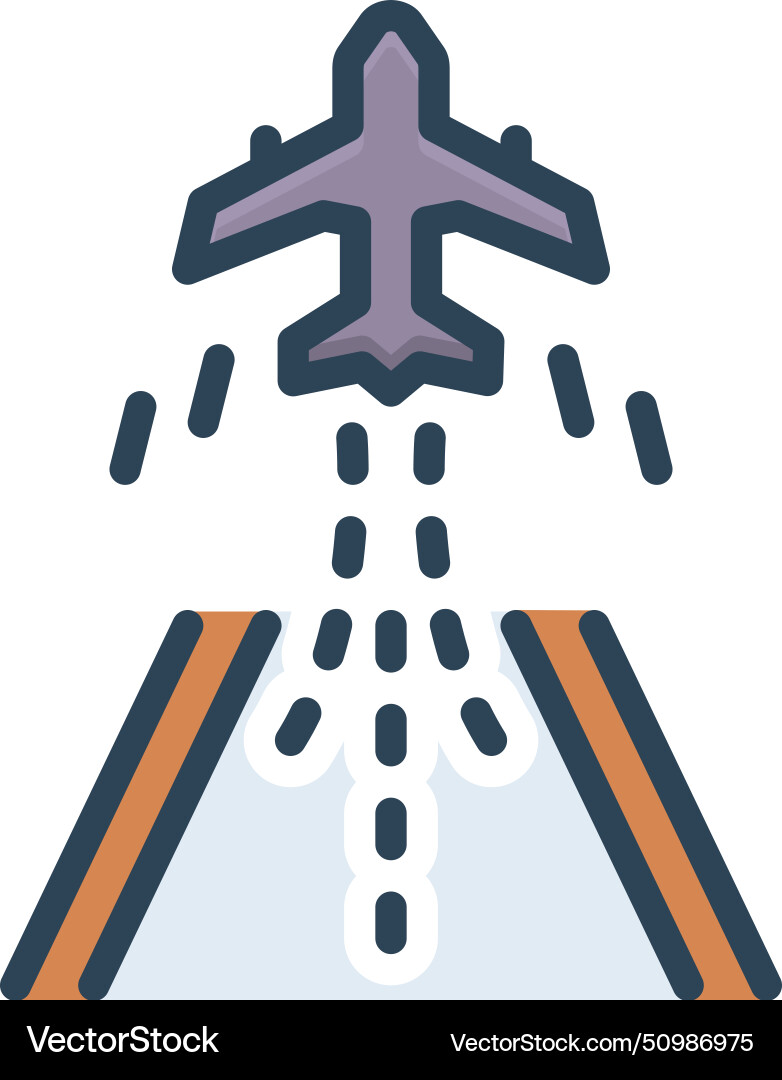 Take off Royalty Free Vector Image - VectorStock