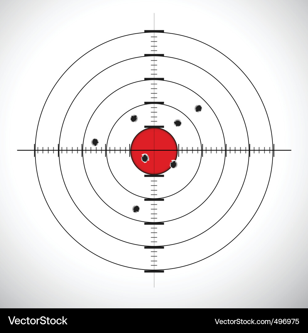 Target board Royalty Free Vector Image - VectorStock