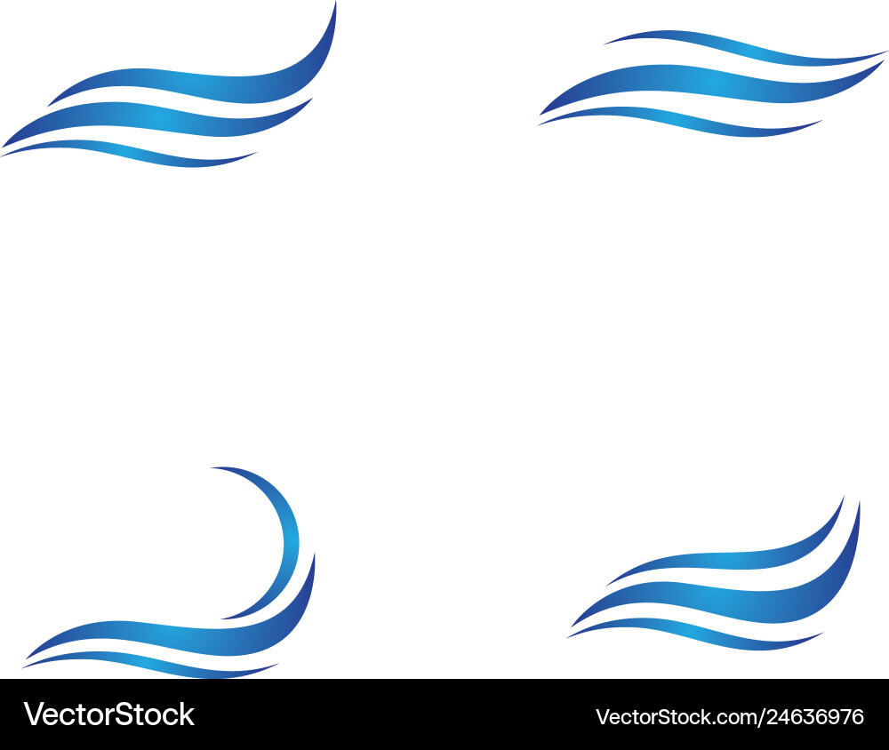 Wave symbol Royalty Free Vector Image - VectorStock