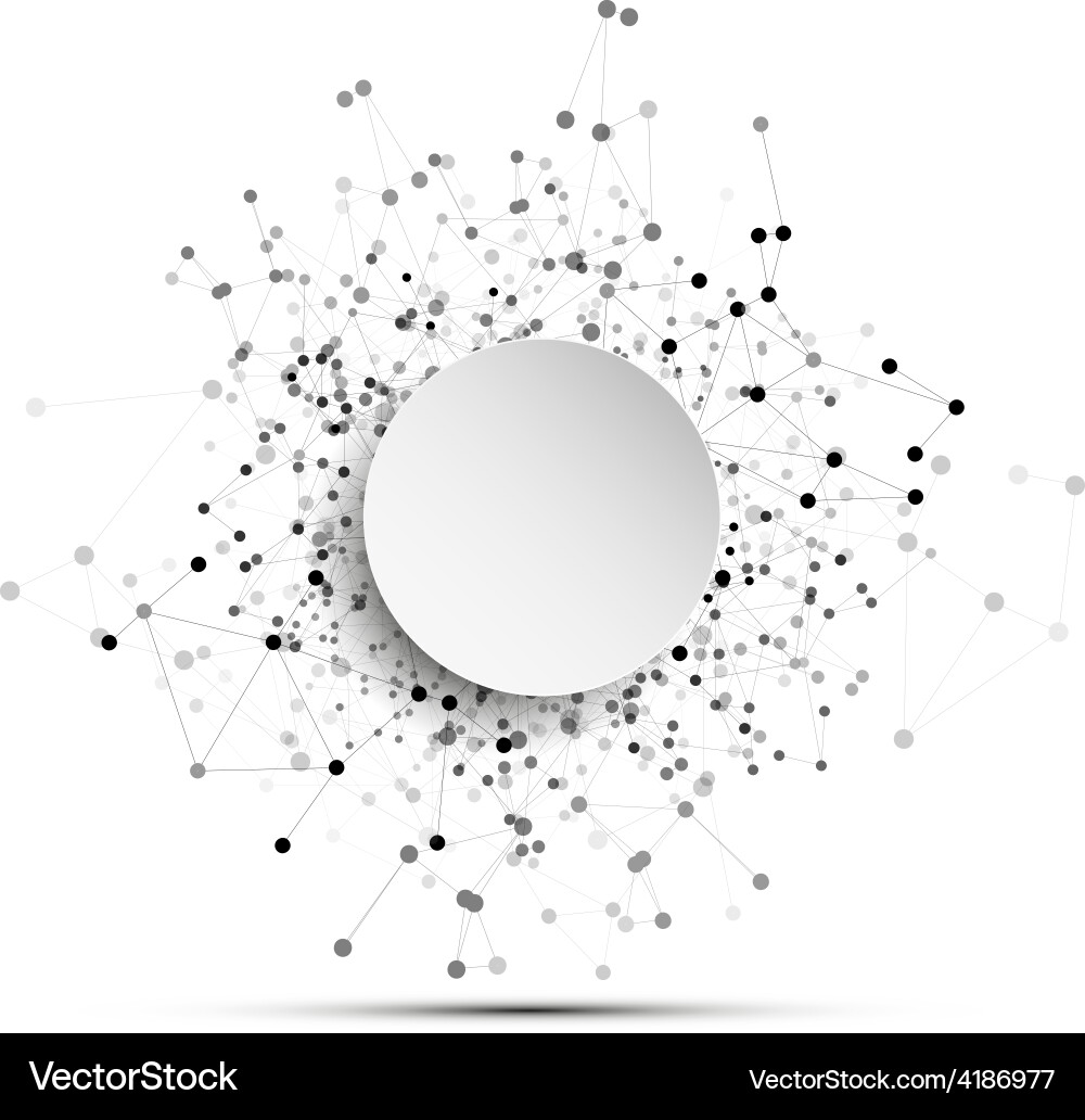 Connection background with place for text Vector Image