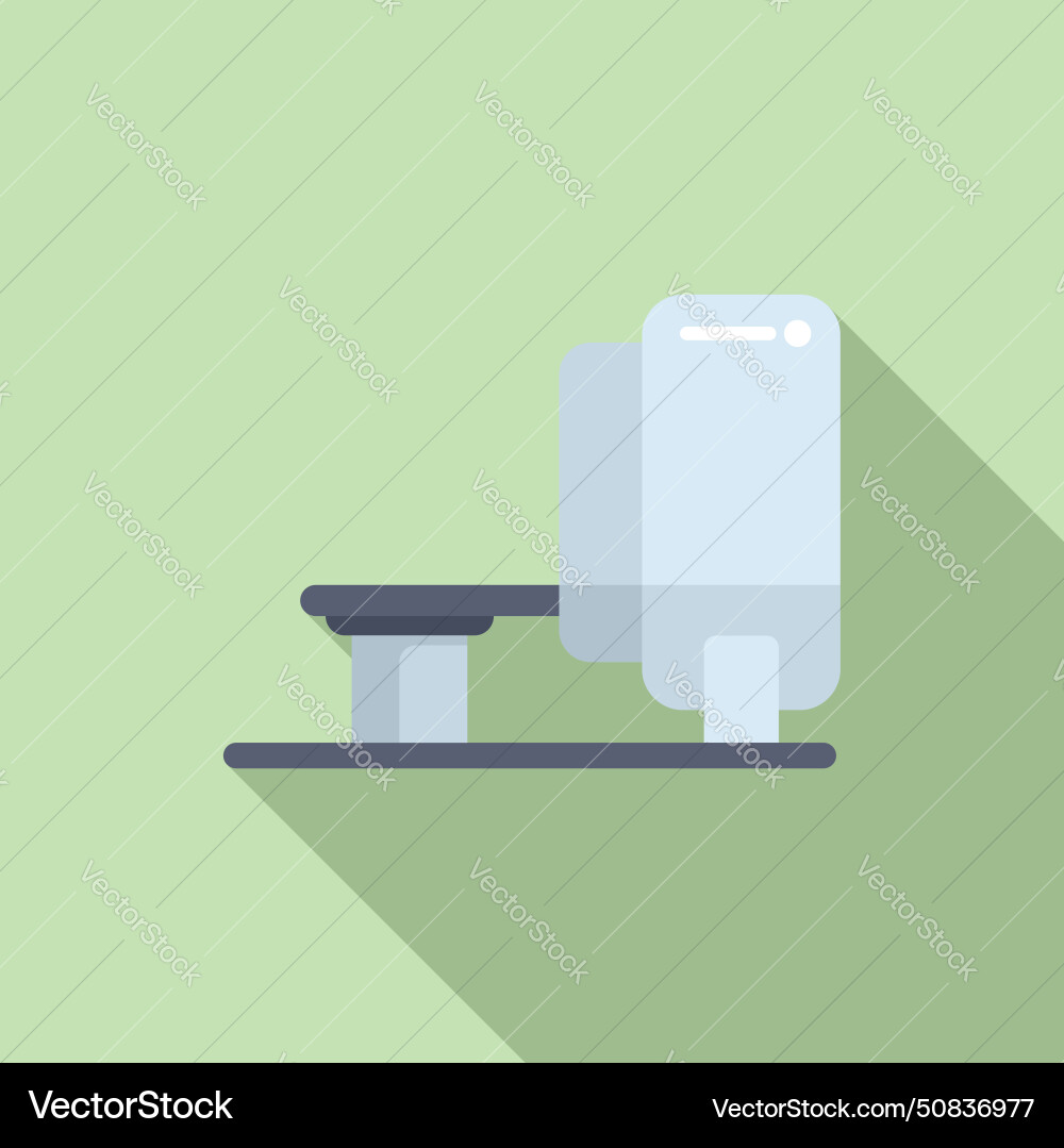Magnetic resonance tomography icon flat Royalty Free Vector
