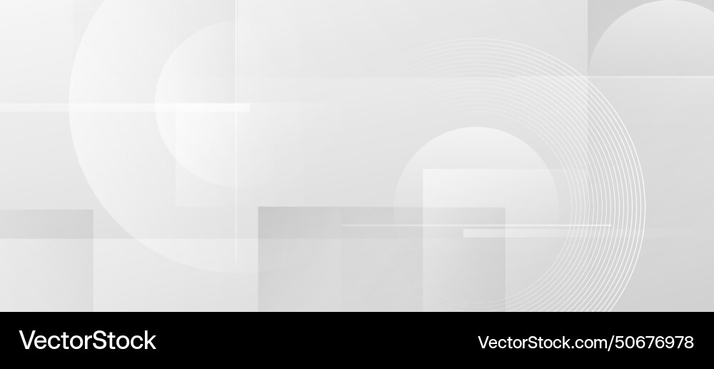 Abstract white geometric shape background modern Vector Image