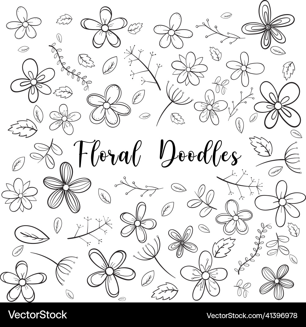 Hand drawn doodle icons set Royalty Free Vector Image