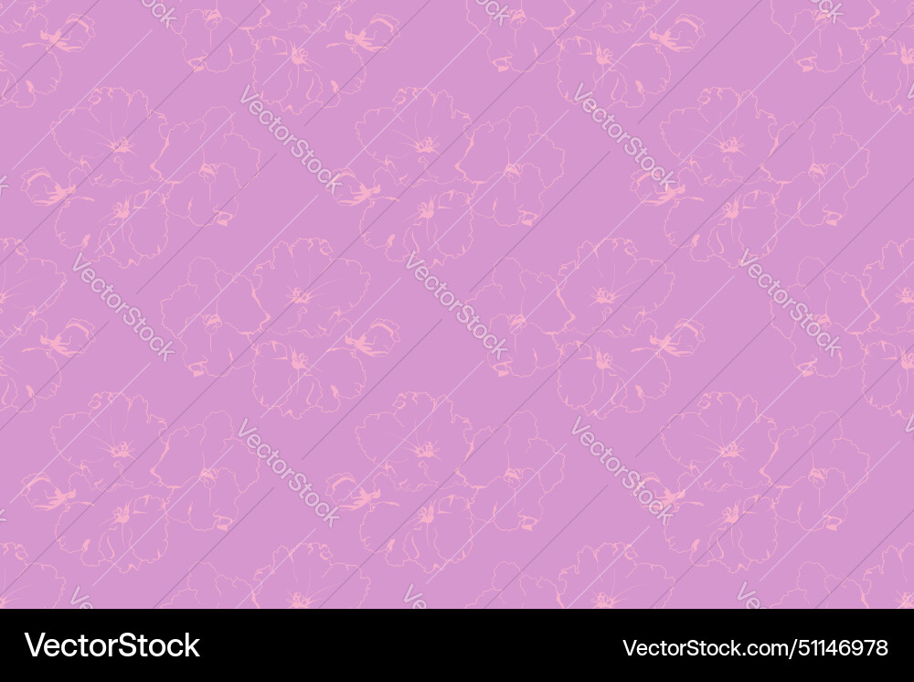 Hand drawn floral pattern design flower drawing Vector Image