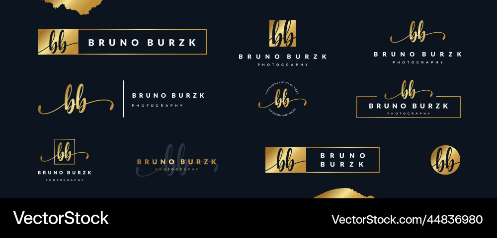 Elegant BB Monogram Logo - Luxury Initial Vector Image