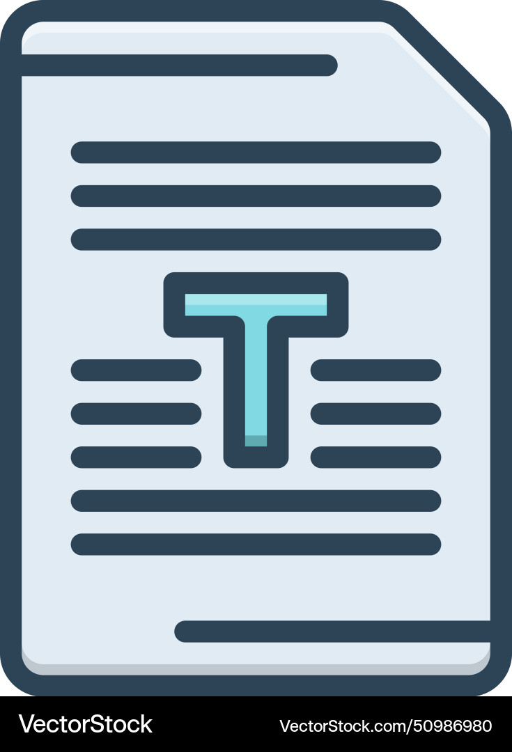 Text Royalty Free Vector Image - VectorStock