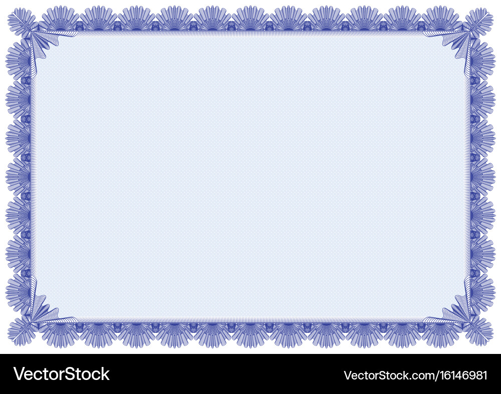 Classic border frame editable Royalty Free Vector Image
