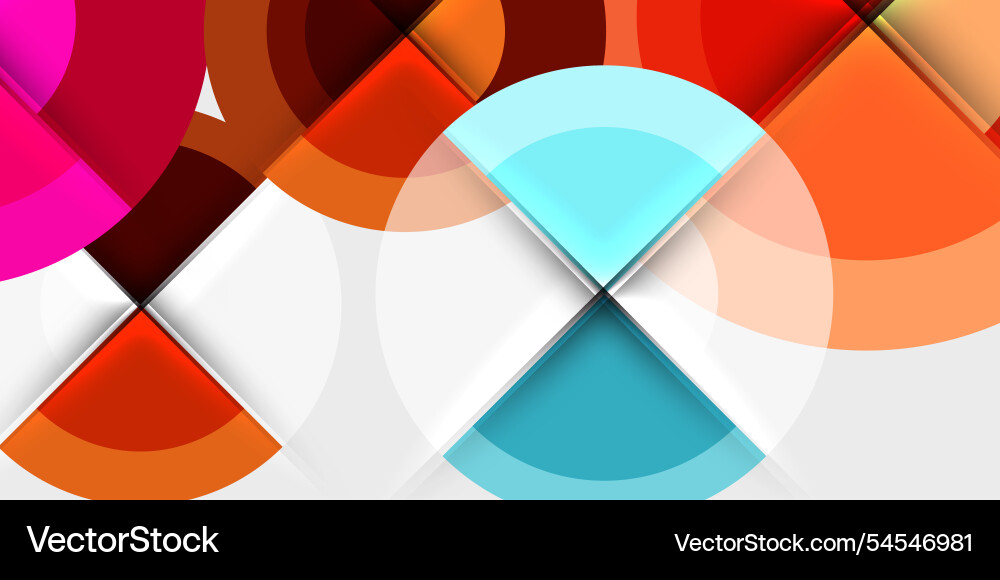 Target circle geometric abstract shapes Royalty Free Vector