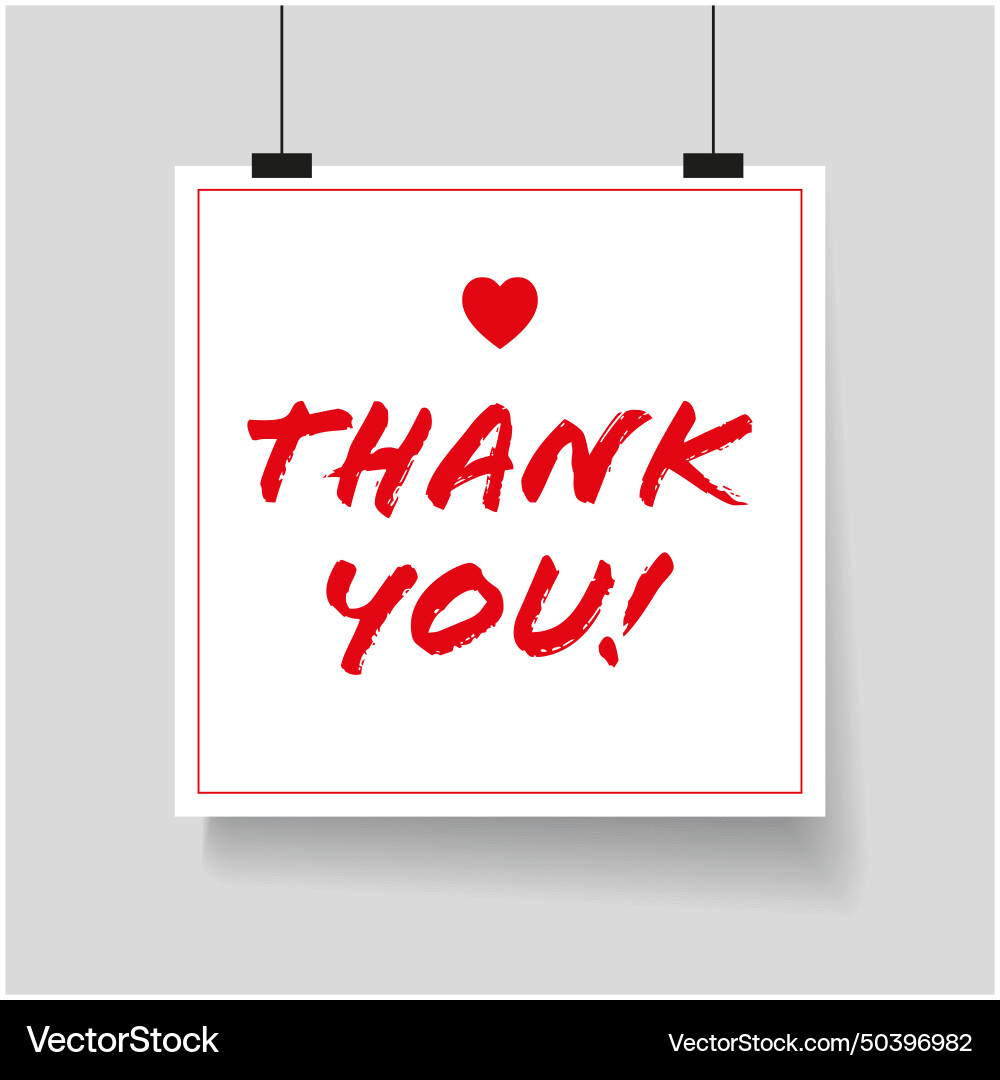 Thank you label sticker tag Royalty Free Vector Image