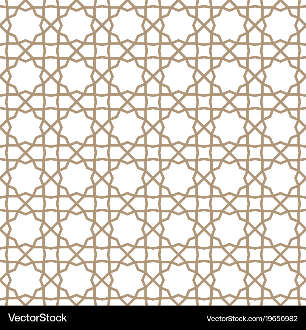 Traditional islamic ornament Royalty Free Vector Image