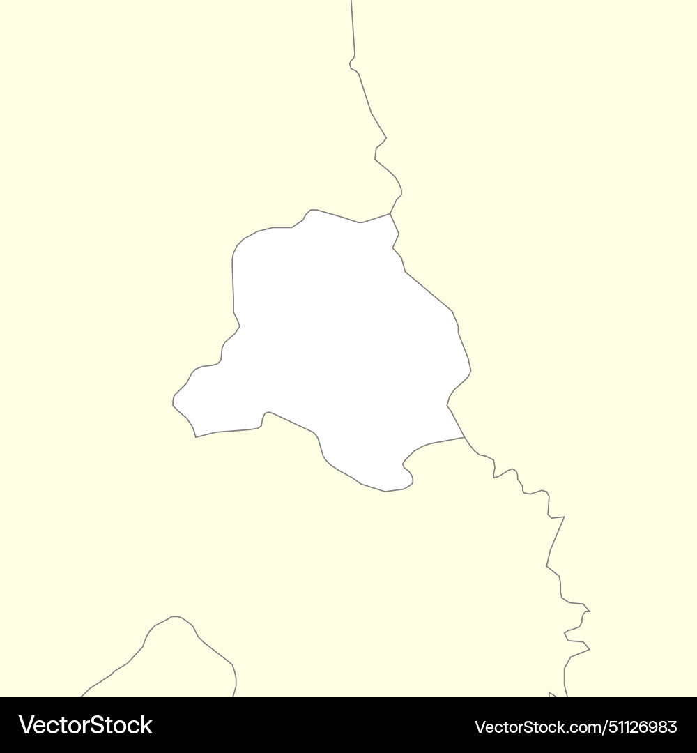 Delhi Map - India State Outline Royalty Free Vector Image