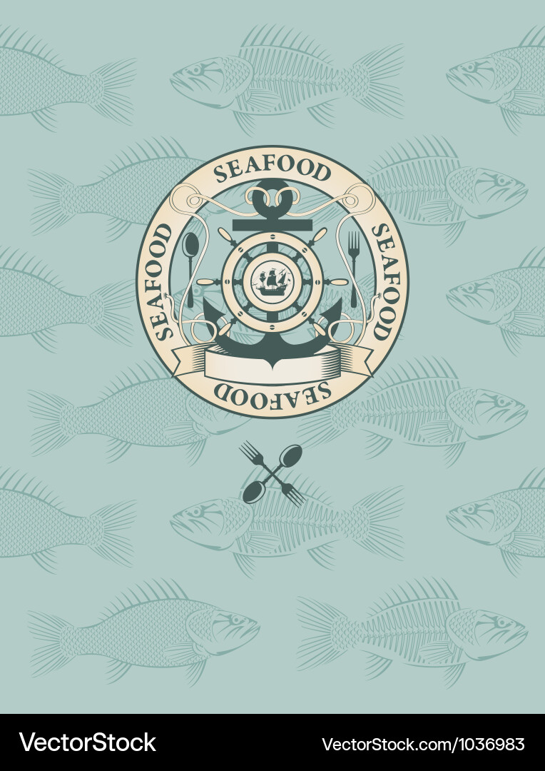 Fish restaurant Royalty Free Vector Image - VectorStock