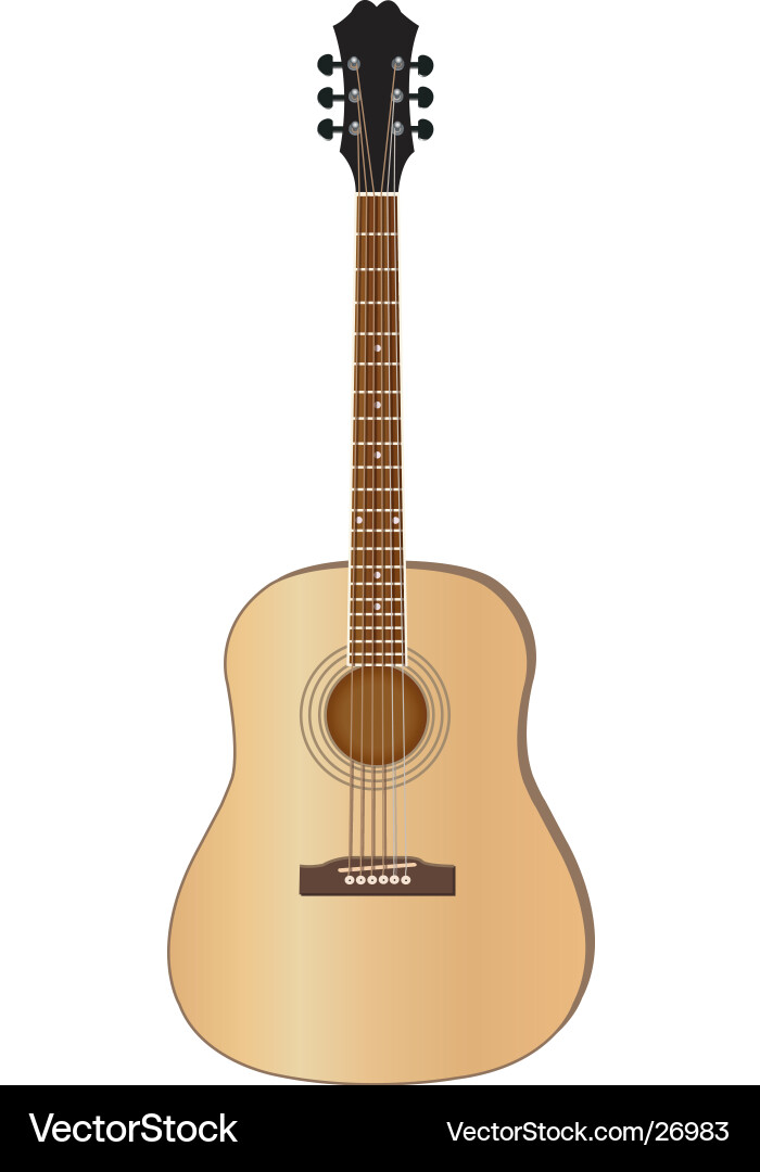 Guitar Royalty Free Vector Image - VectorStock