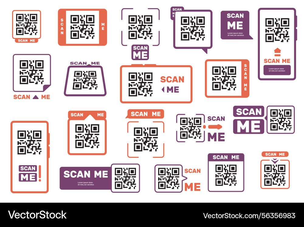 Qr Code Aufkleber Barcode Scan Aufkleber für Produkt