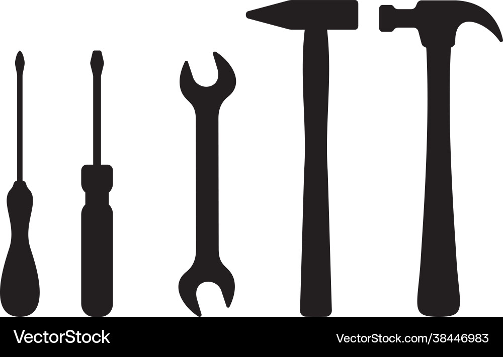 Working tools Royalty Free Vector Image - VectorStock