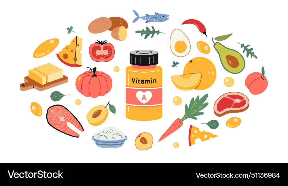 A jar of vitamin in tablets or capsules Royalty Free Vector