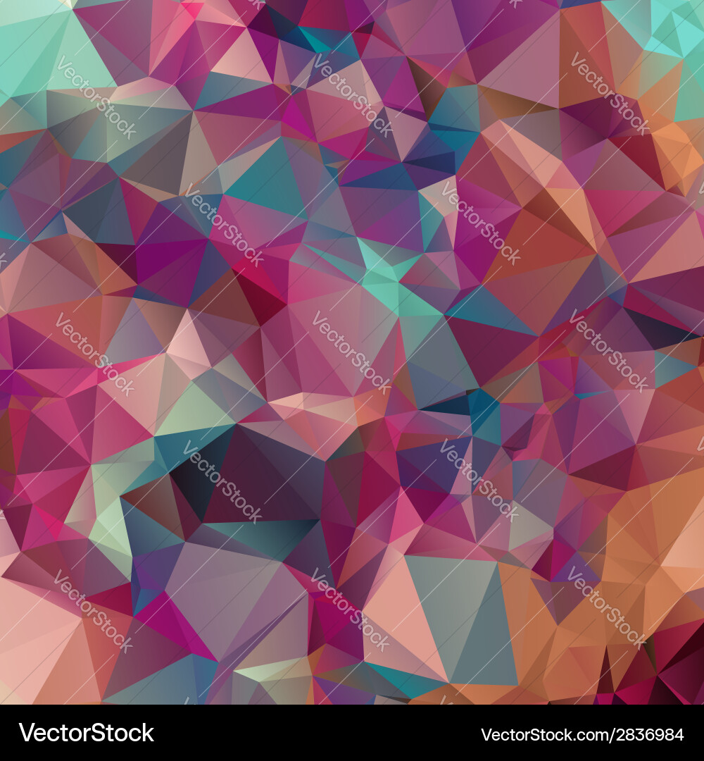 Abstract triangles background for design Vector Image