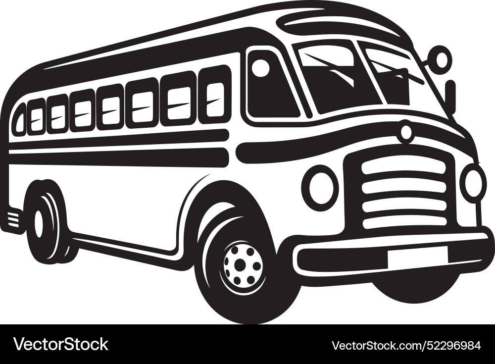 Bus adventures in cityscapes motion Royalty Free Vector