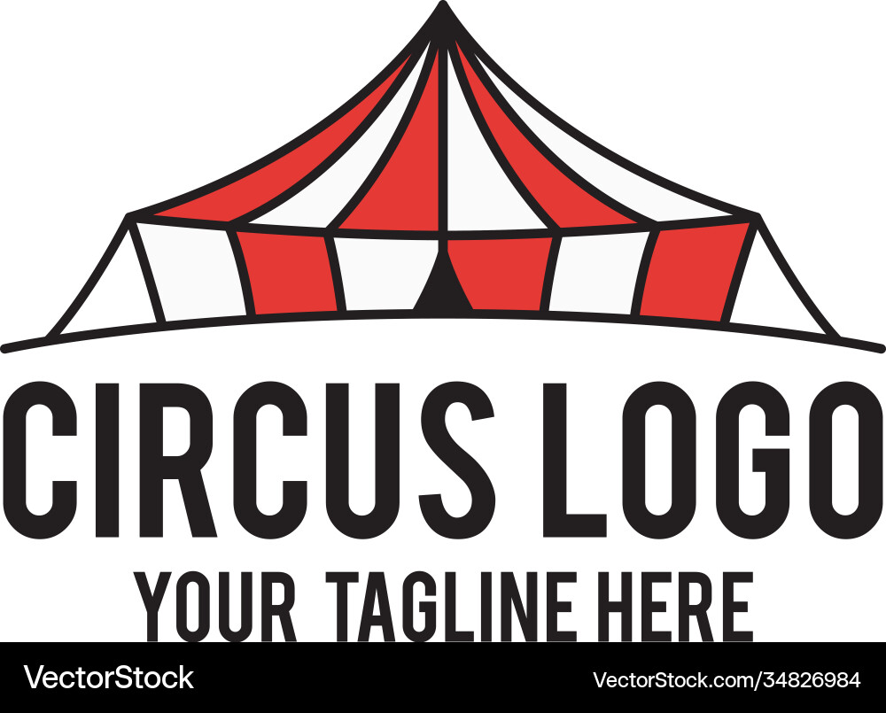 Circus Logo Design Fun Circus Mascot Logo