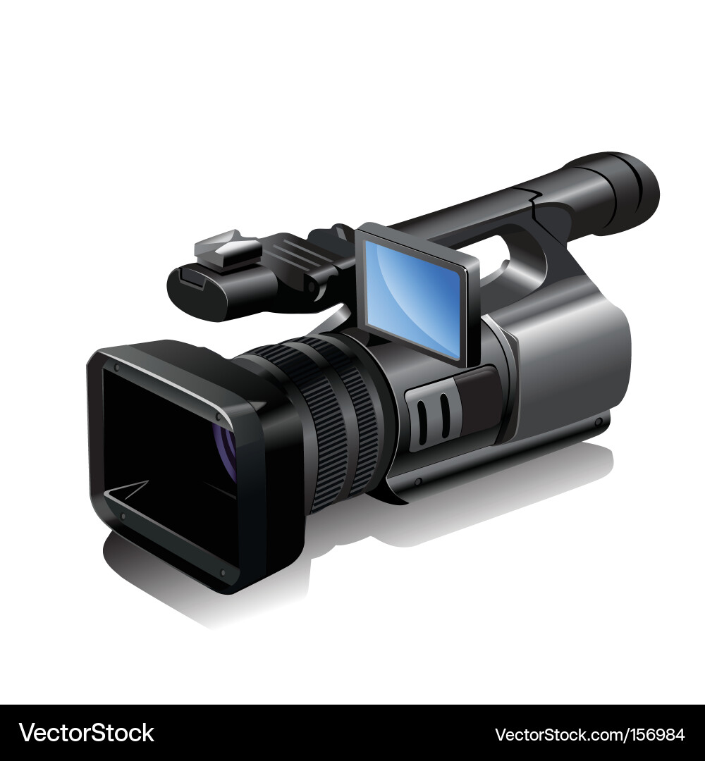 Video camera Royalty Free Vector Image - VectorStock