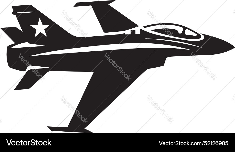 Thunderhawk tribute air force thunderbolt icon Vector Image