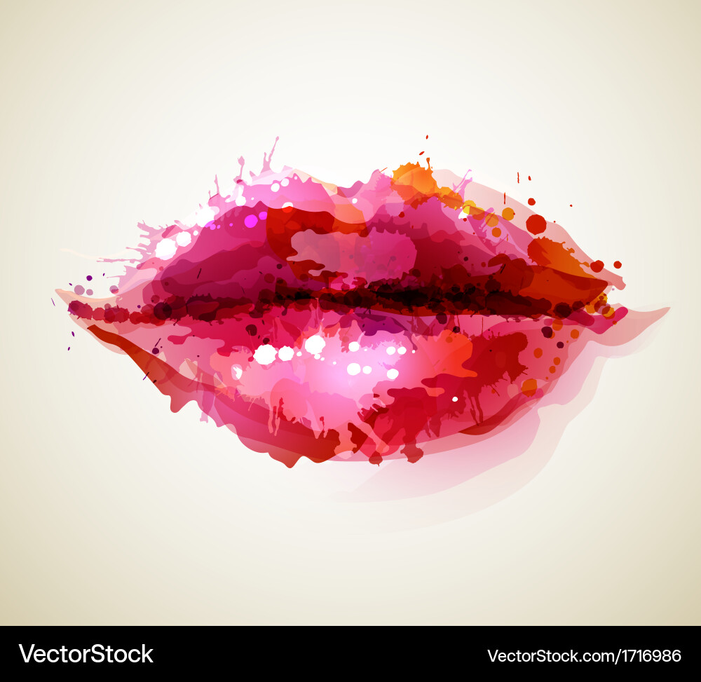 Lips Royalty Free Vector Image - VectorStock