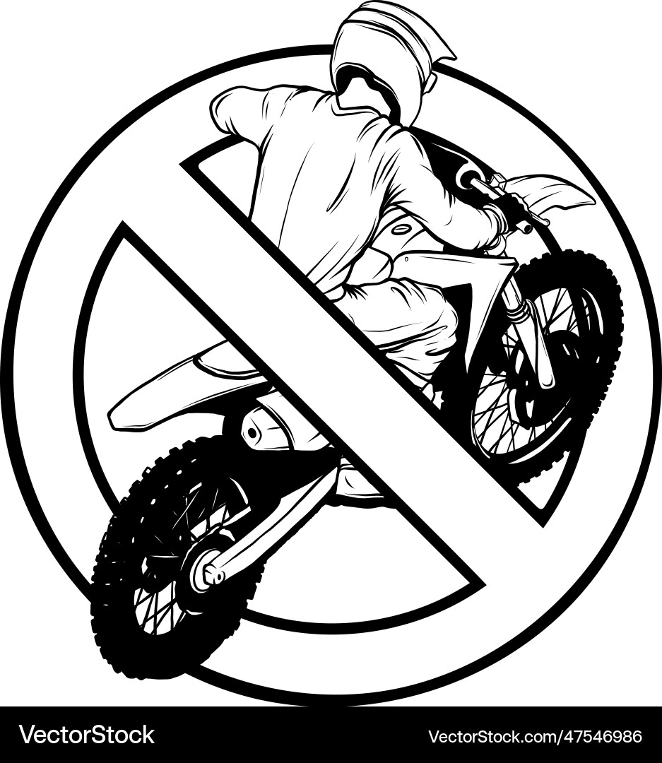 Motocross Racer Jumping Royalty Free Vector Image