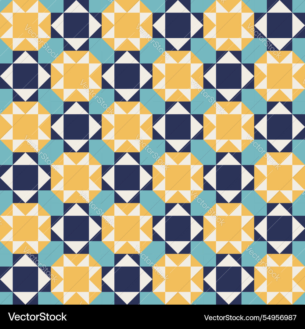 Abstract geometric seamless pattern art Royalty Free Vector