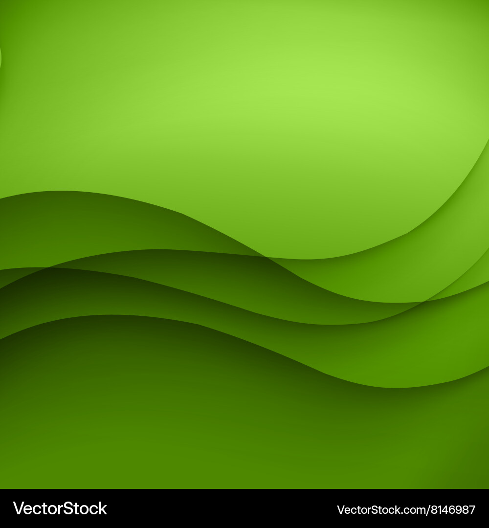 Abstract Green Swirl Background Royalty Free Vector Image