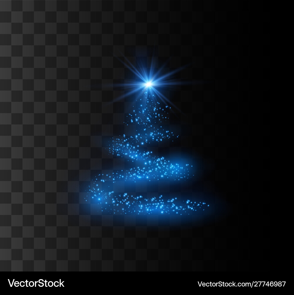 Christmas festive tree Royalty Free Vector Image