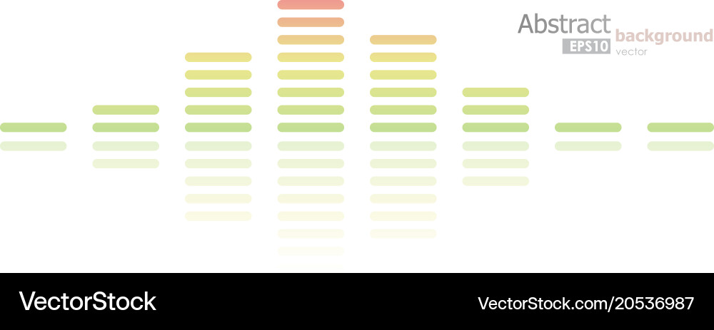 Equalizer template on white Royalty Free Vector Image