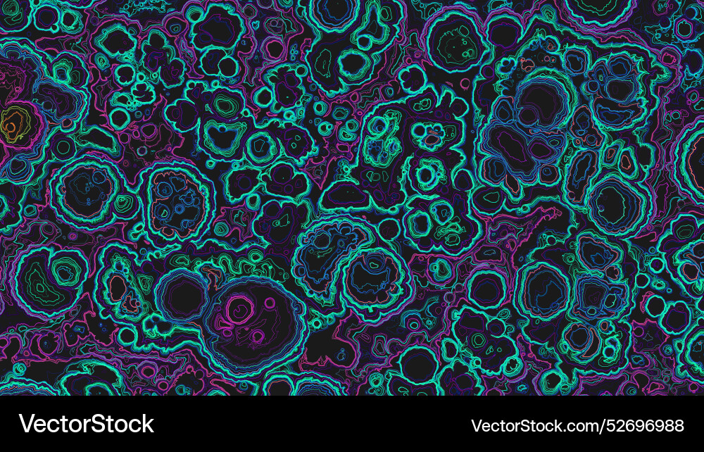 Abstract Crater Topography Royalty Free Vector Image