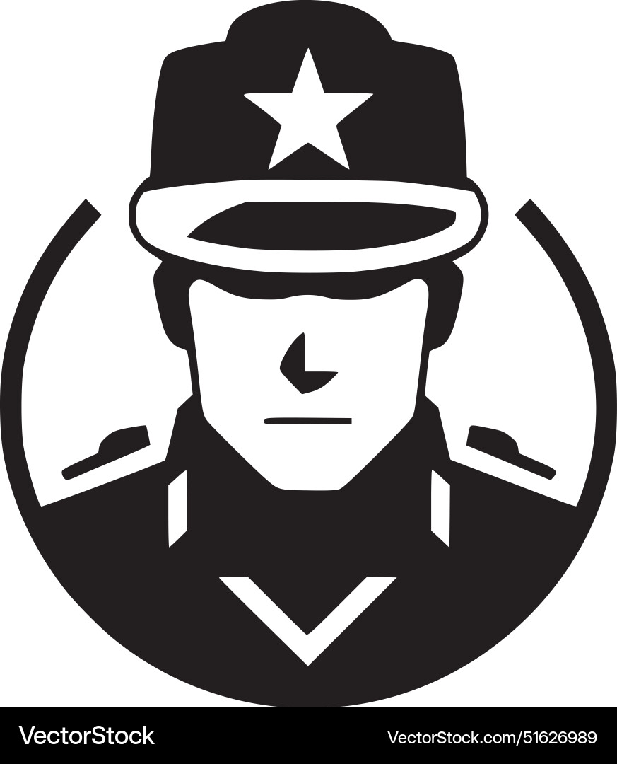 Army - minimalist and simple silhouette Royalty Free Vector