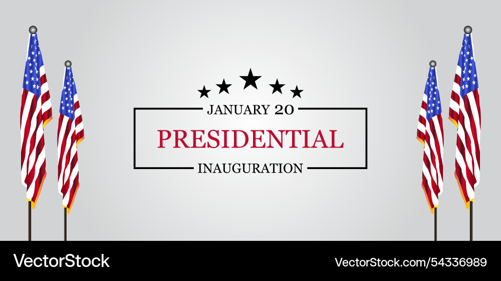 Inaugurating change the january 20 2025 Royalty Free Vector