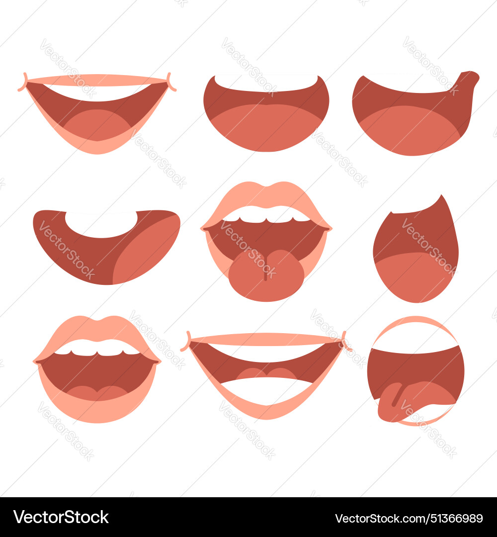 Mouth Movement Vector Images (over 1,000)