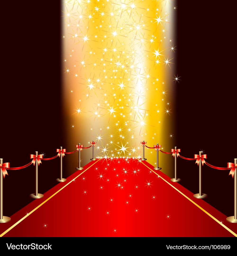Red carpet Royalty Free Vector Image - VectorStock