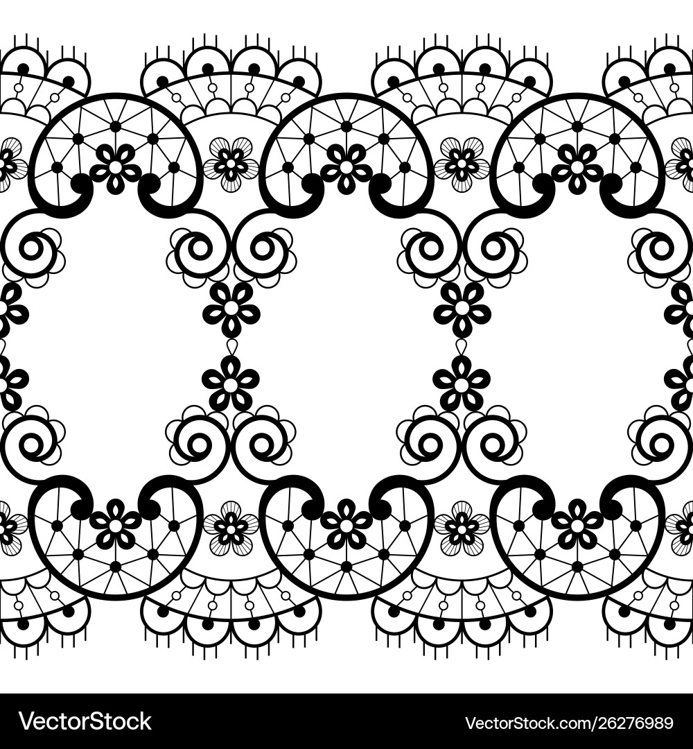 Vintage seamless lace pattern Royalty Free Vector Image