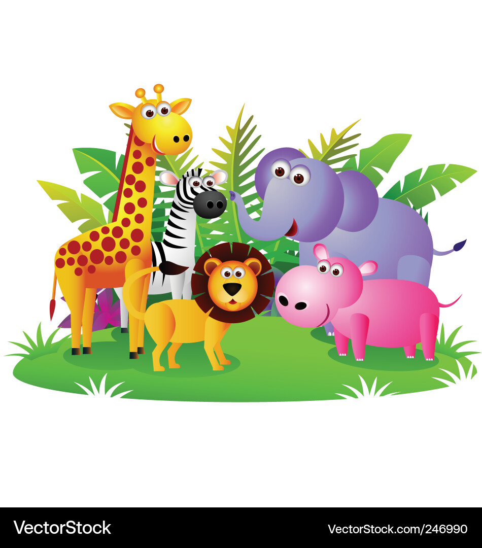 Animal cartoon Royalty Free Vector Image - VectorStock