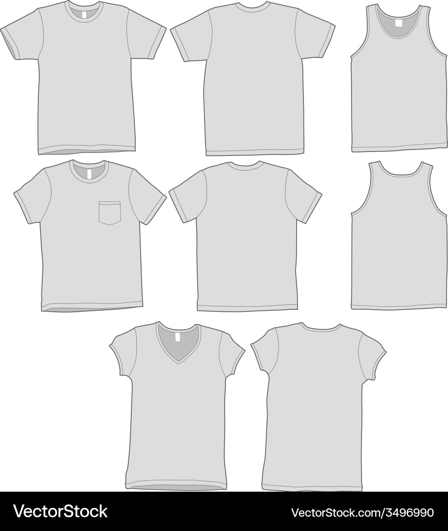 Apparel template Royalty Free Vector Image - VectorStock