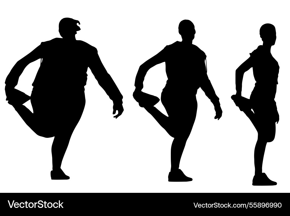 Conceptual obese female vs slim fit Royalty Free Vector