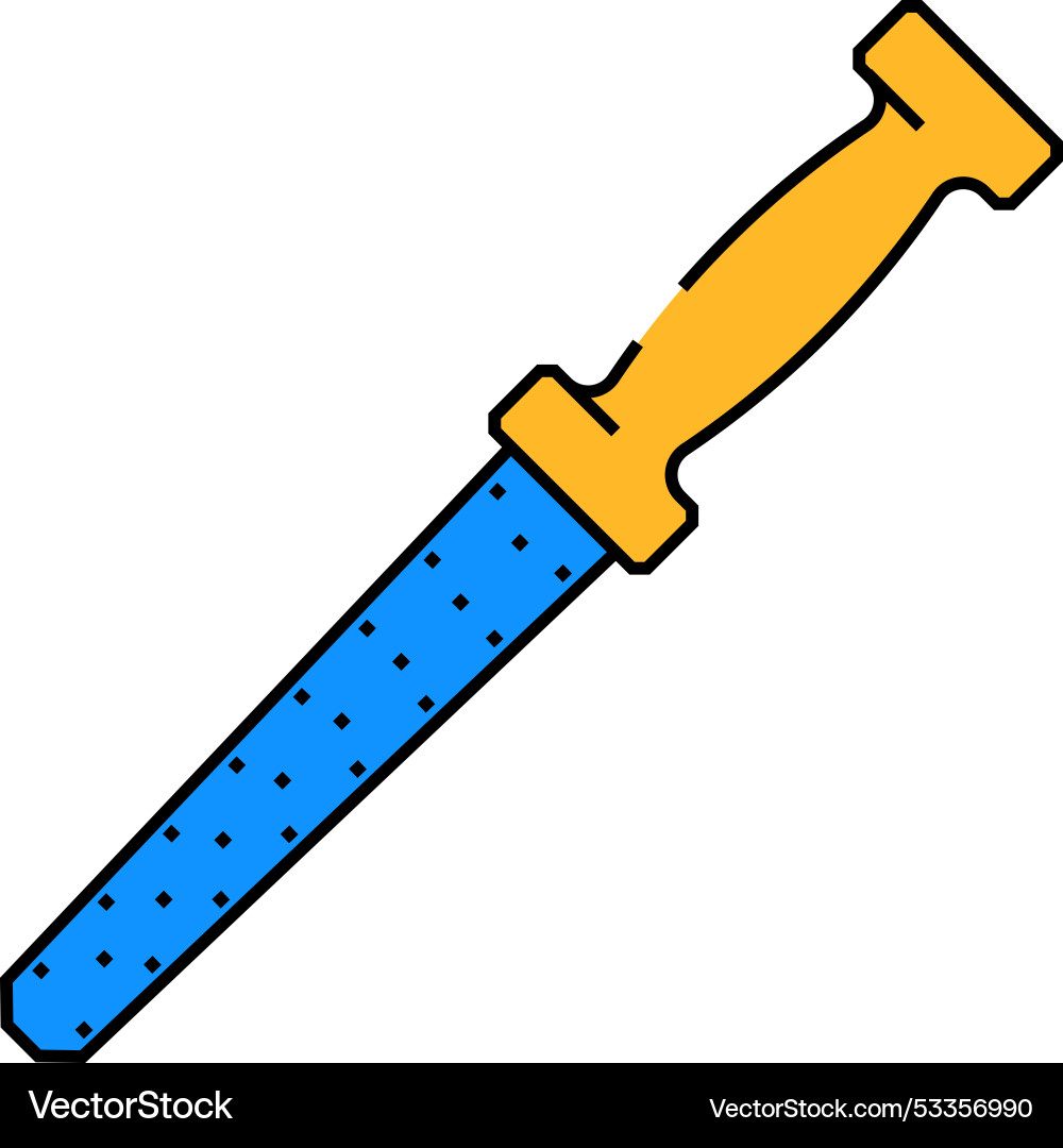 Knife sharpener icon color Royalty Free Vector Image